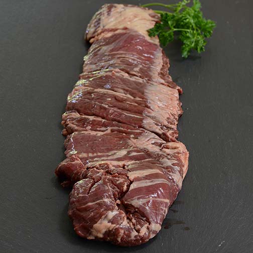 Grass Fed Beef Outside Skirt Steaks, Peeled, Boneless - Gourmet Food Store