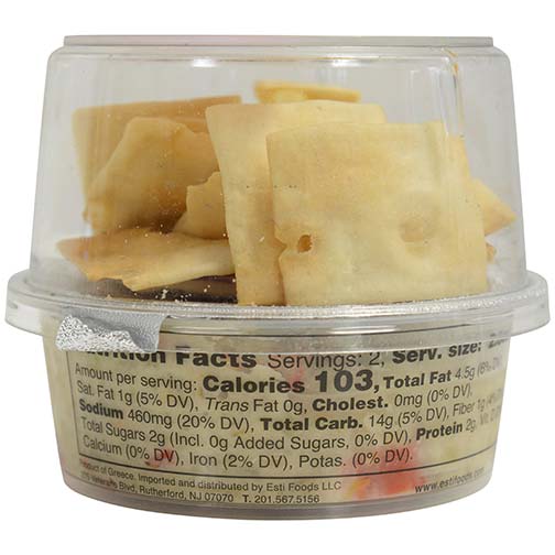 Authentic Greek Baba Ghanoush with Pita Chips - Gourmet Food Store