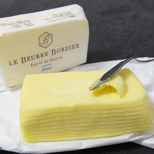 Bordier Churned Butter in a Bar, Unsalted - Gourmet Food Store