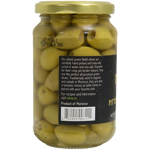 Moroccan Pitted Green Beldi Olives - Gourmet Food Store