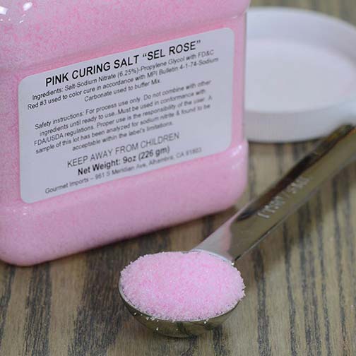 GourmetFoodStore.com - D.Q. Pink Curing Salt in a Twist Off Jar