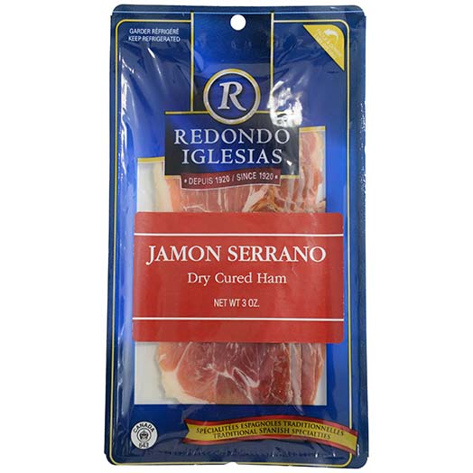 GourmetFoodStore.com - Jamon Serrano - Dry Cured Ham, Pre-Sliced