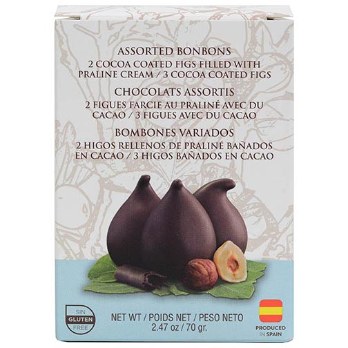 Assorted Fig Bonbons with Pralines | Buy Chocolate Online