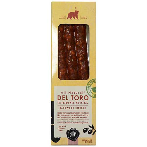 Del Toro Chorizo Sticks | Red Bear Provisions | Gourmet Food Store