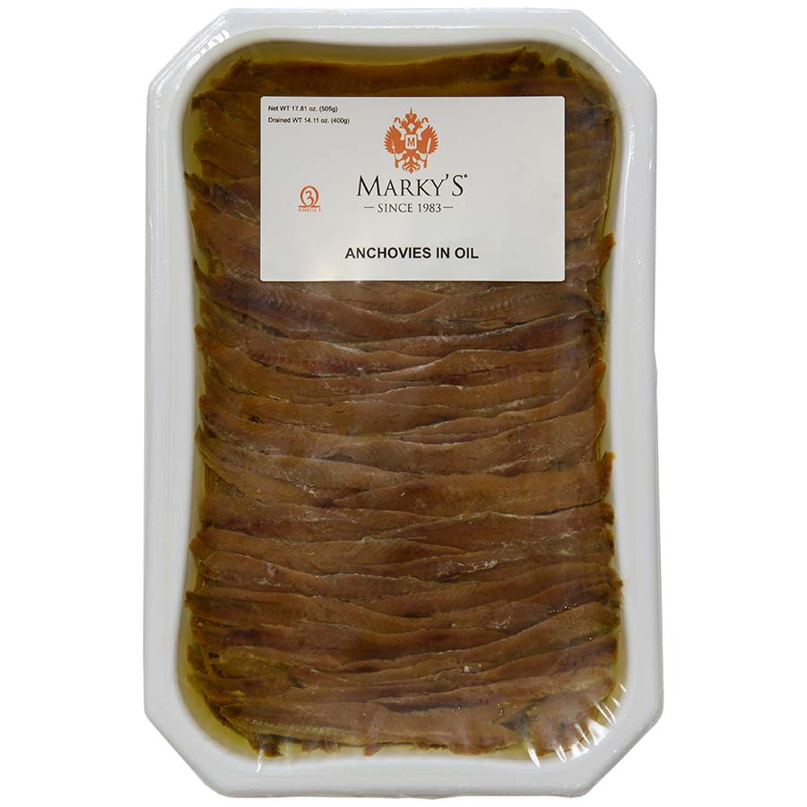 Anchovy Fillet Marinated in Extra Virgin Olive Oil | Gourmet Food Store