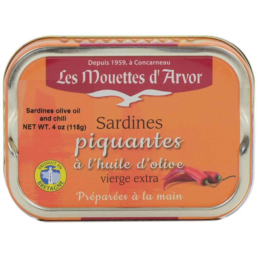 Les Mouettes D'Arvor French Sardines in Extra Virgin Olive Oil and ...