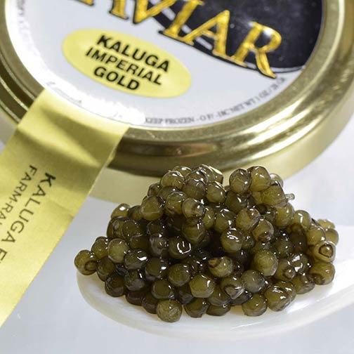 Kaluga Fusion Sturgeon Caviar, Imperial Gold | Buy Caviar Online