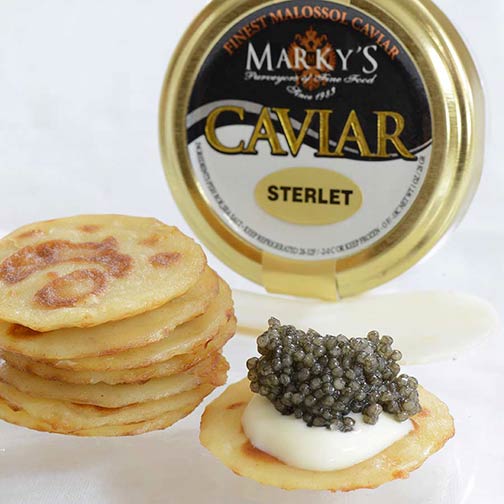 Buy Sterlet Caviar Gift Set Online | Caviar Sampler | Gourmet Food Store