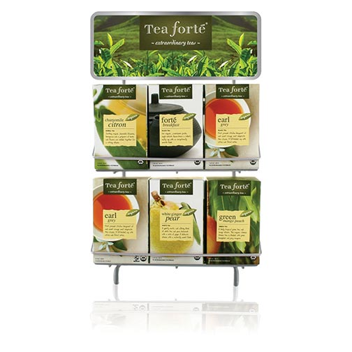 Tea Display Rack | Wire Tea Rack | Gourmet Food Store